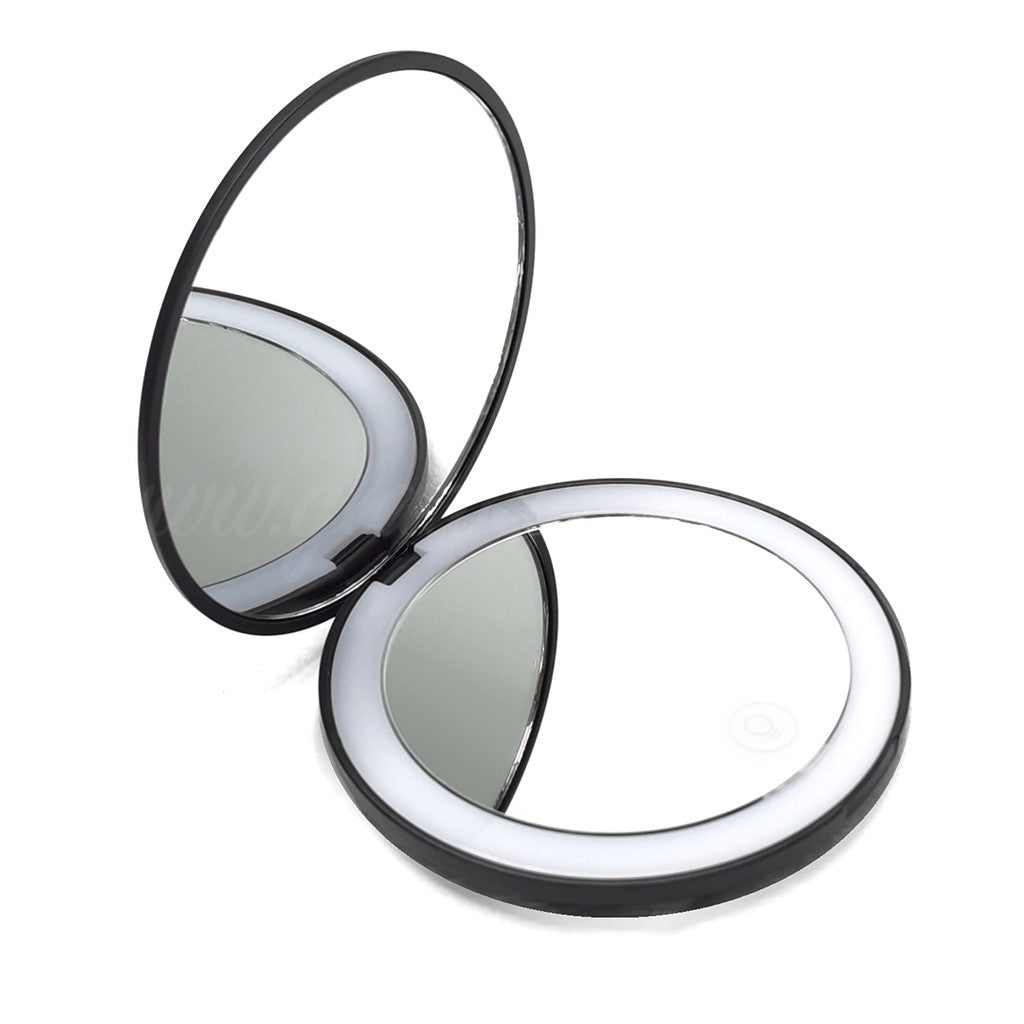 GLADKING Rechargeable Limited Pocket Vanity LED Ring Mirror ...