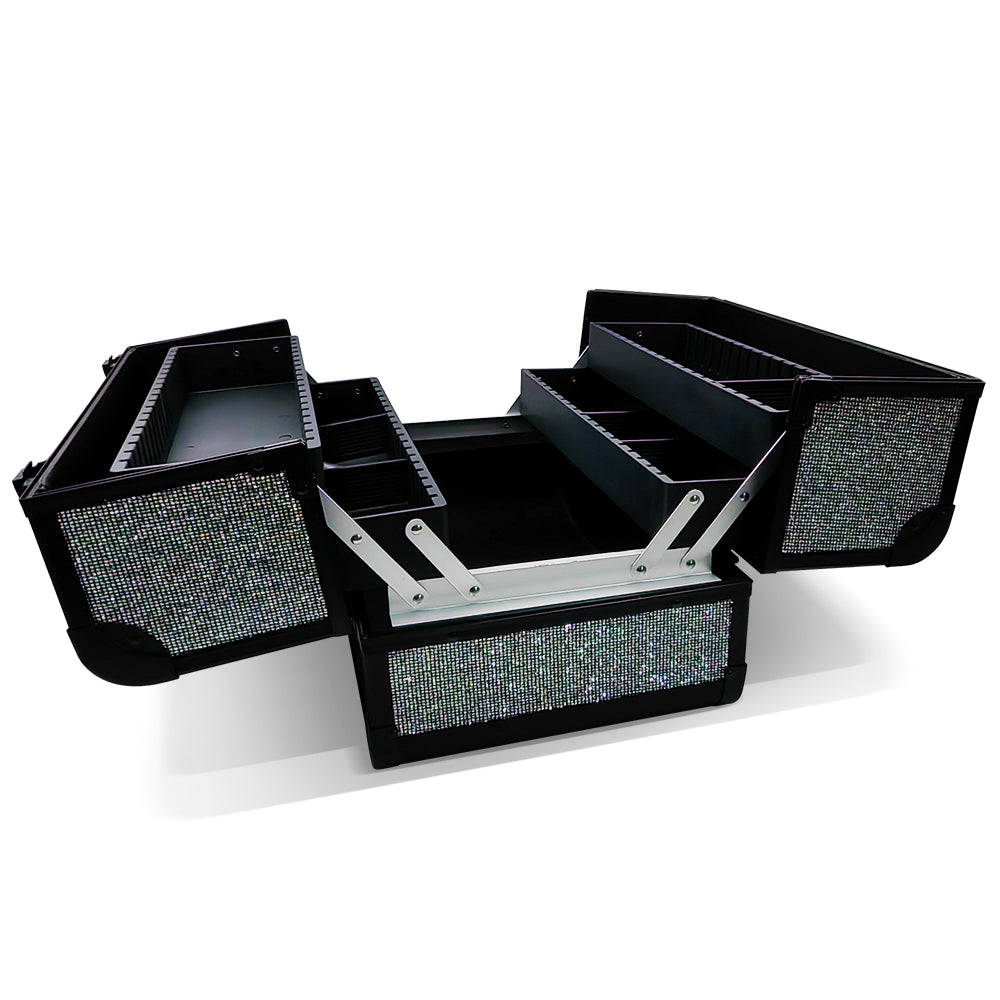 2670K Crystal Black Makeup Box – GladkingPhilippines